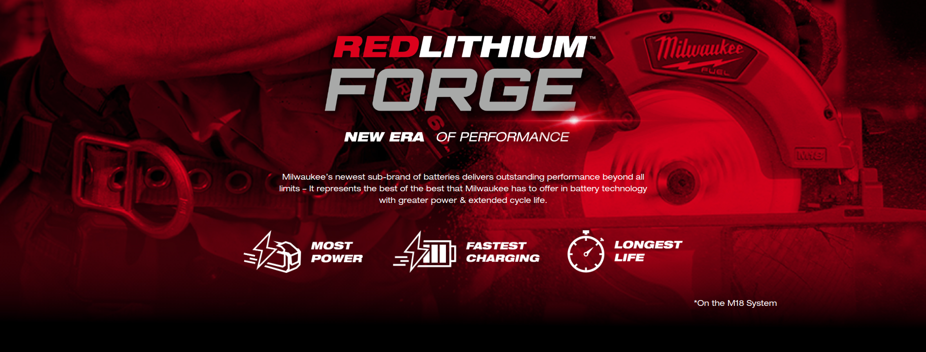 FORGE™ Battery Series | New Era of Experience | Milwaukee Tool Asia